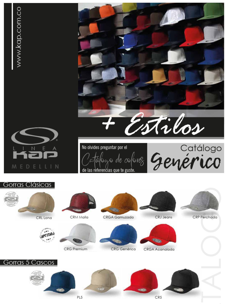 Catalogo Gorras 2023 | PDF