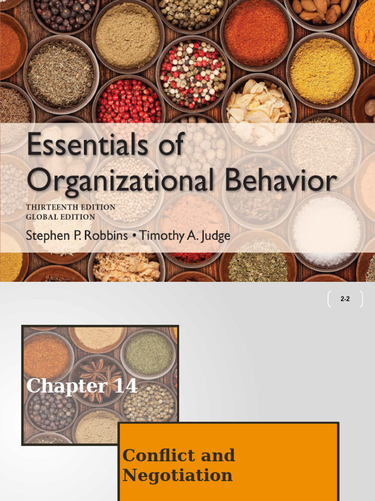 Chapter 14 - Conflict and Negotiation | PDF | Negotiation | Behavioural Sciences
