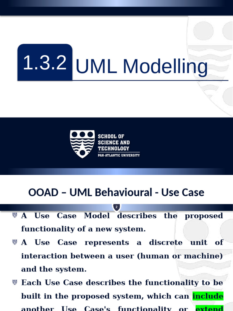 INS204!1!5 Intorduction - Dev Methodology - OOAD - UML Models | PDF | Use Case | Class (Computer ...