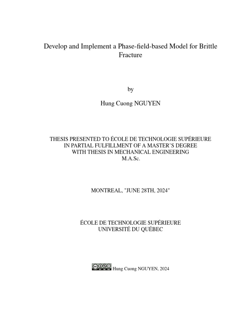 Nguyen Hung Cuong | PDF | Fracture Mechanics | Fracture