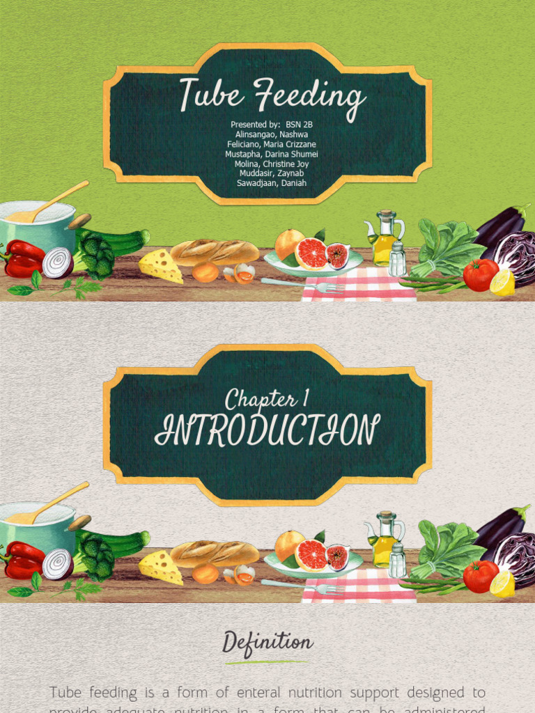 Case Study Tube Feeding PDF | PDF | Meal | Lunch