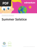 Understanding the Summer Solstice | PDF