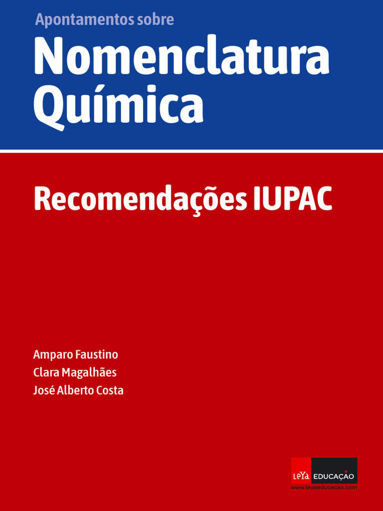 Nomenclatura Química: Regras IUPAC | PDF | Química | Substancias químicas
