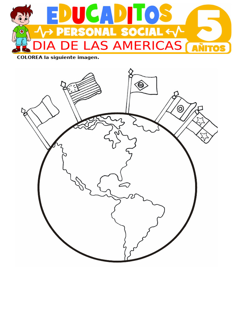 Dia de Las Americas para Ninos de 5 Anos | PDF