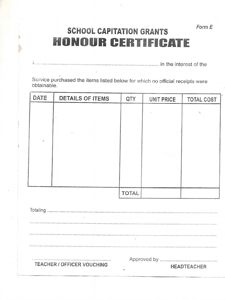 Honor Certificate | PDF