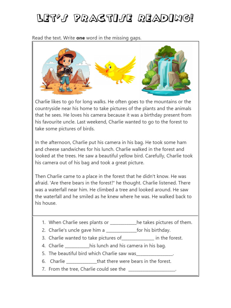 Reading practice | PDF