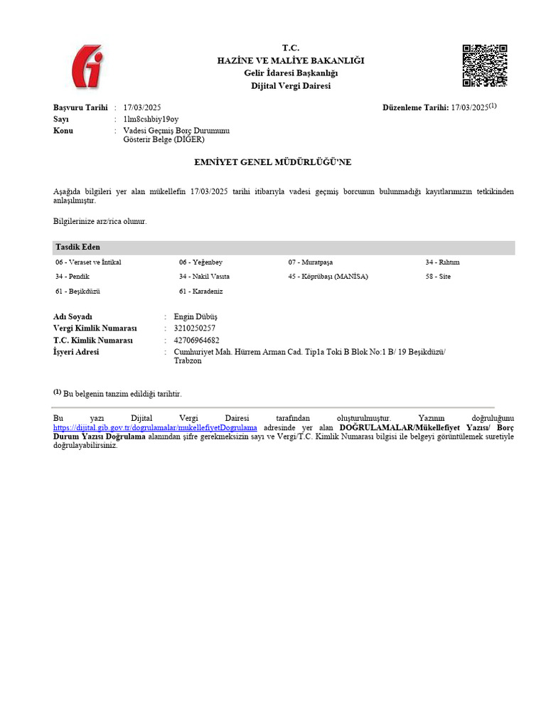 Borc Yoktur Yazisi - 17-03-2025 23 - 36 | PDF