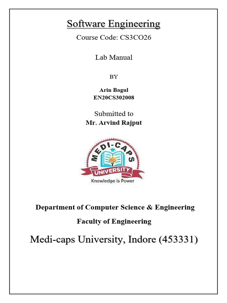 Software Engineering - SE Lab File Compiled 7 | PDF | Adobe Photoshop ...