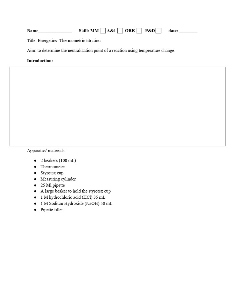 thermometric titration.docx | PDF