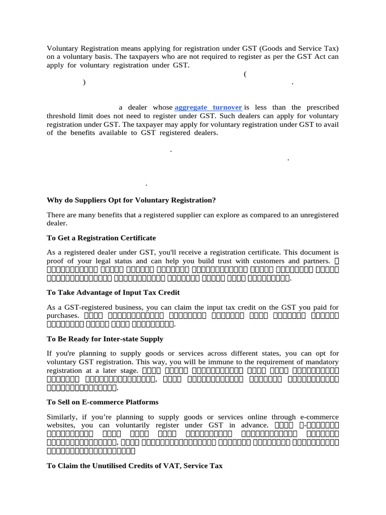 Voluntary Vs Compulsory | PDF