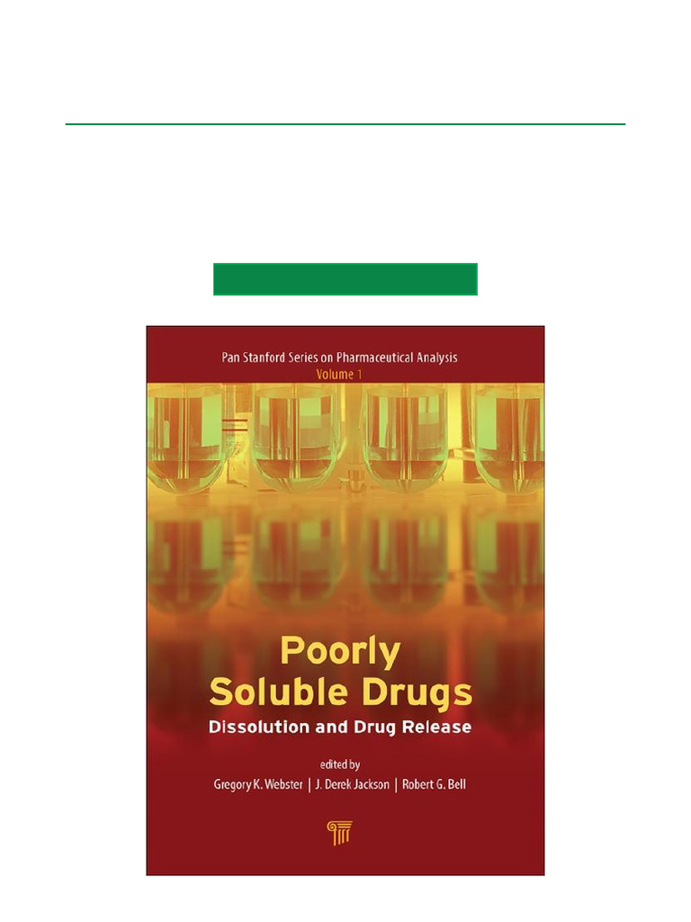 Poorly Soluble Drugs: Dissolution Insights | PDF | Nanoparticle ...