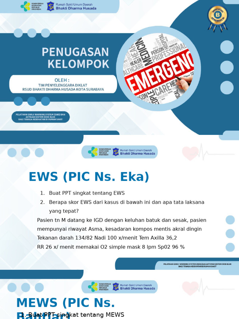 Penugasan Pelatihan Ews | PDF