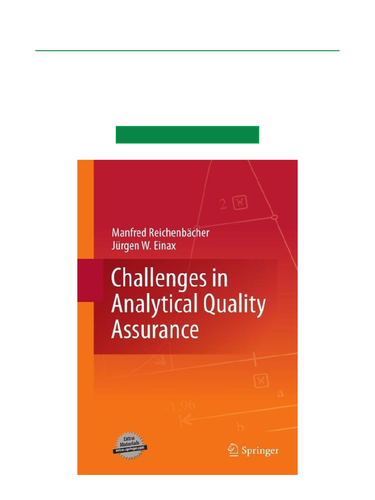 Analytical Quality Assurance Challenges | PDF | Errors And Residuals ...