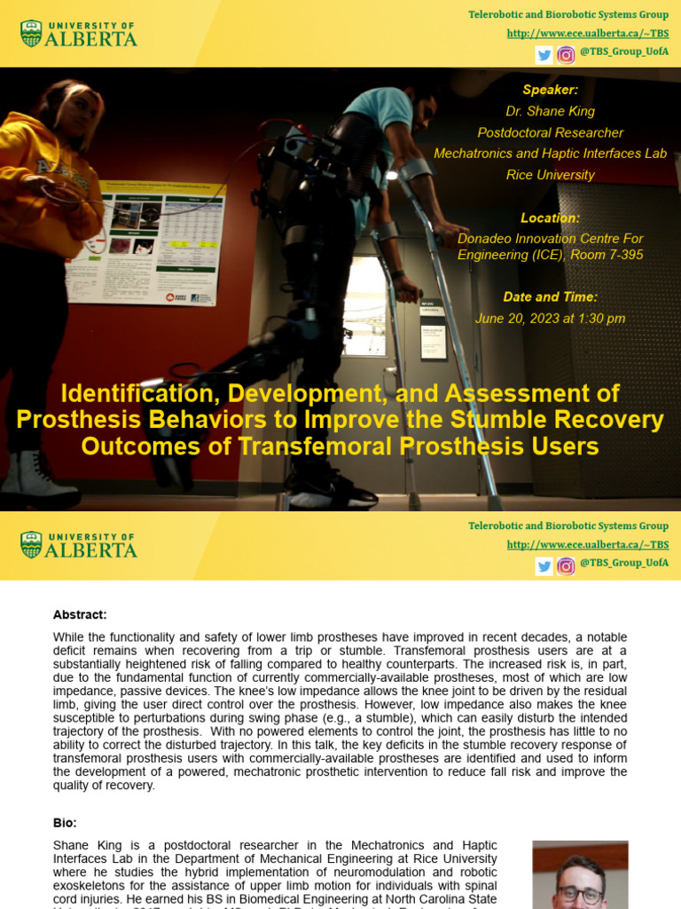 Seminar Notice - Dr. Shane King - June 20 2023 | PDF | Prosthesis
