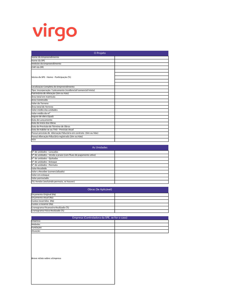 Ficha Do Empreendimento e Viabilidade | PDF