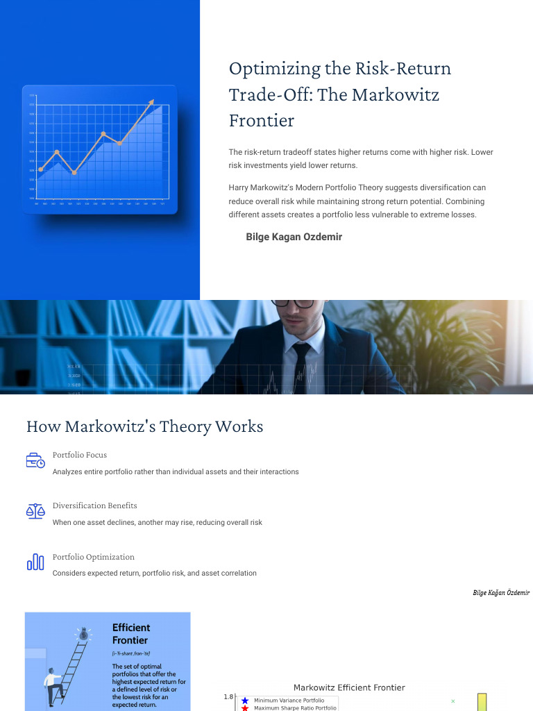 4 - Optimizing The Risk Return Trade Off The Markowitz Frontier | PDF ...