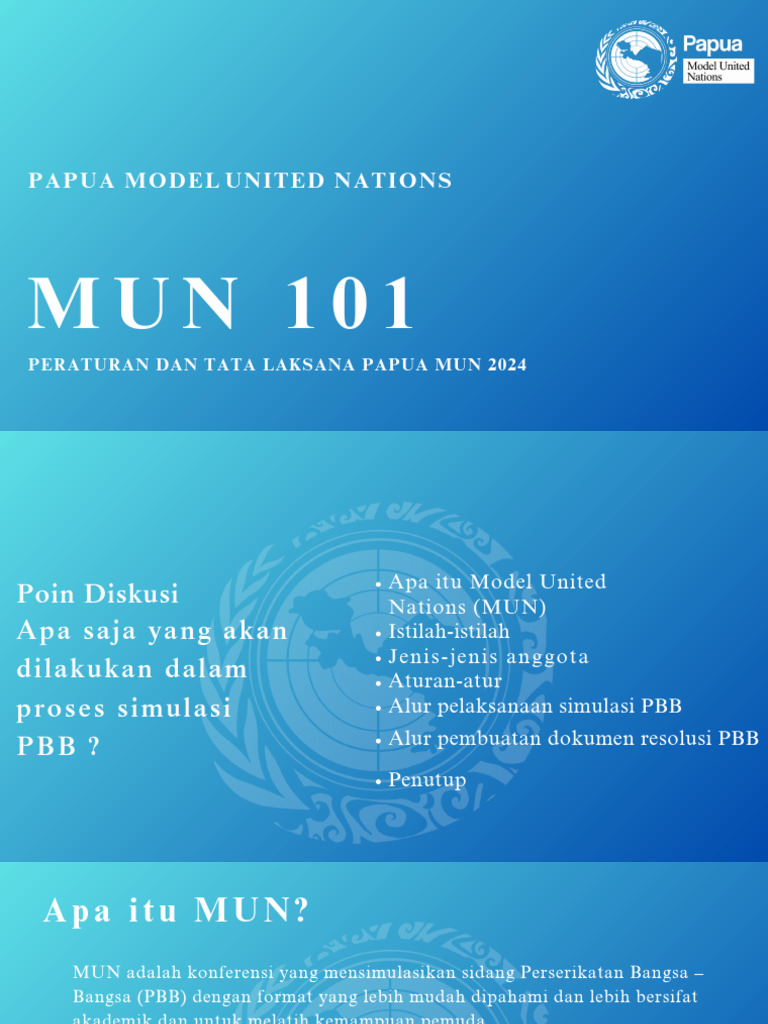 Panduan MUN 101 untuk Pemula | PDF