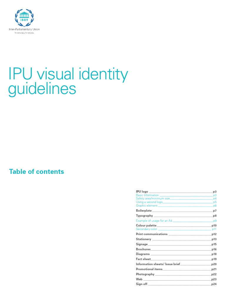 Identidade Visual - IPU | PDF | Logos | Writing