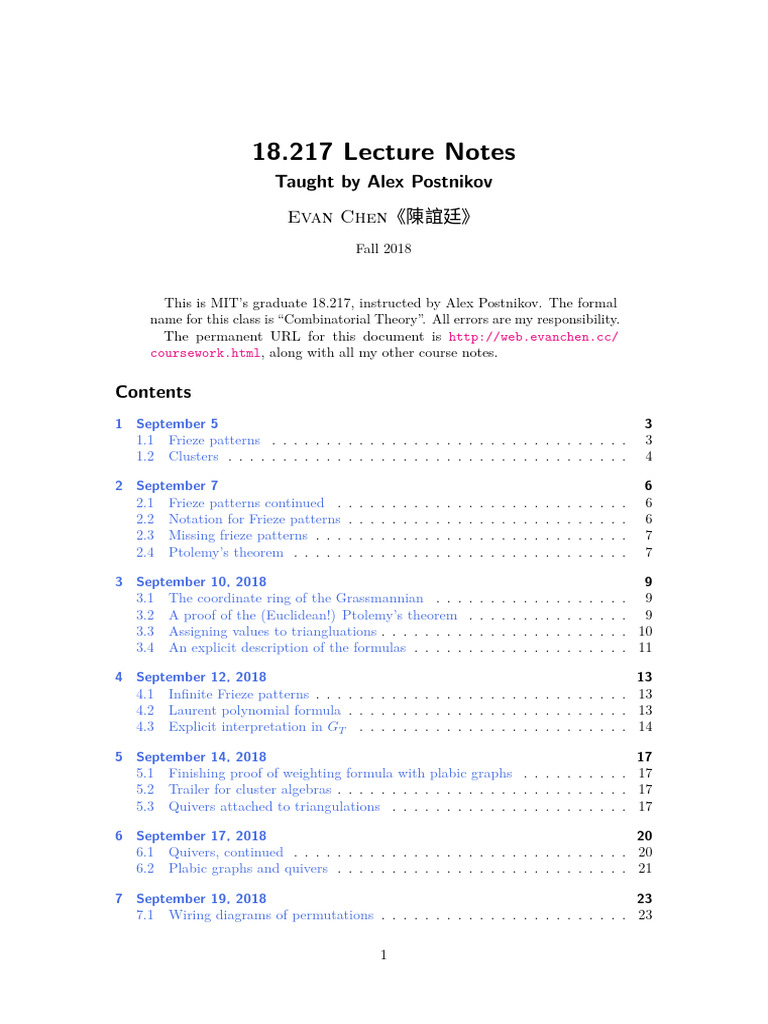 Plabic Graphs in Combinatorial Theory | PDF | Vertex (Graph Theory ...