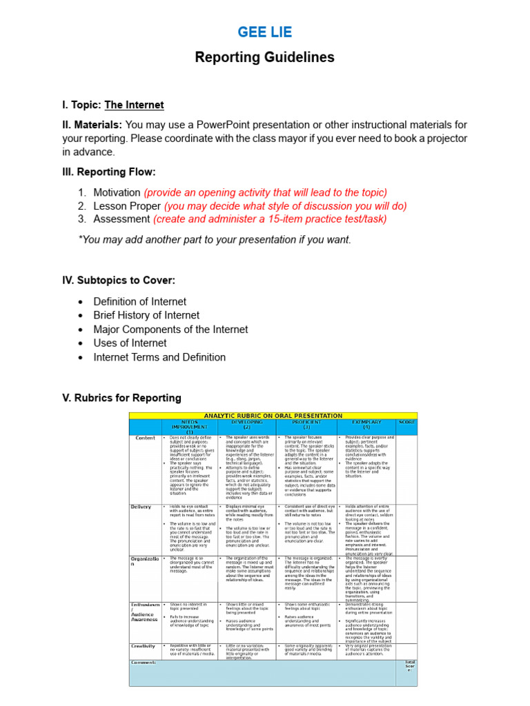 GEE-LIE-Internet | PDF