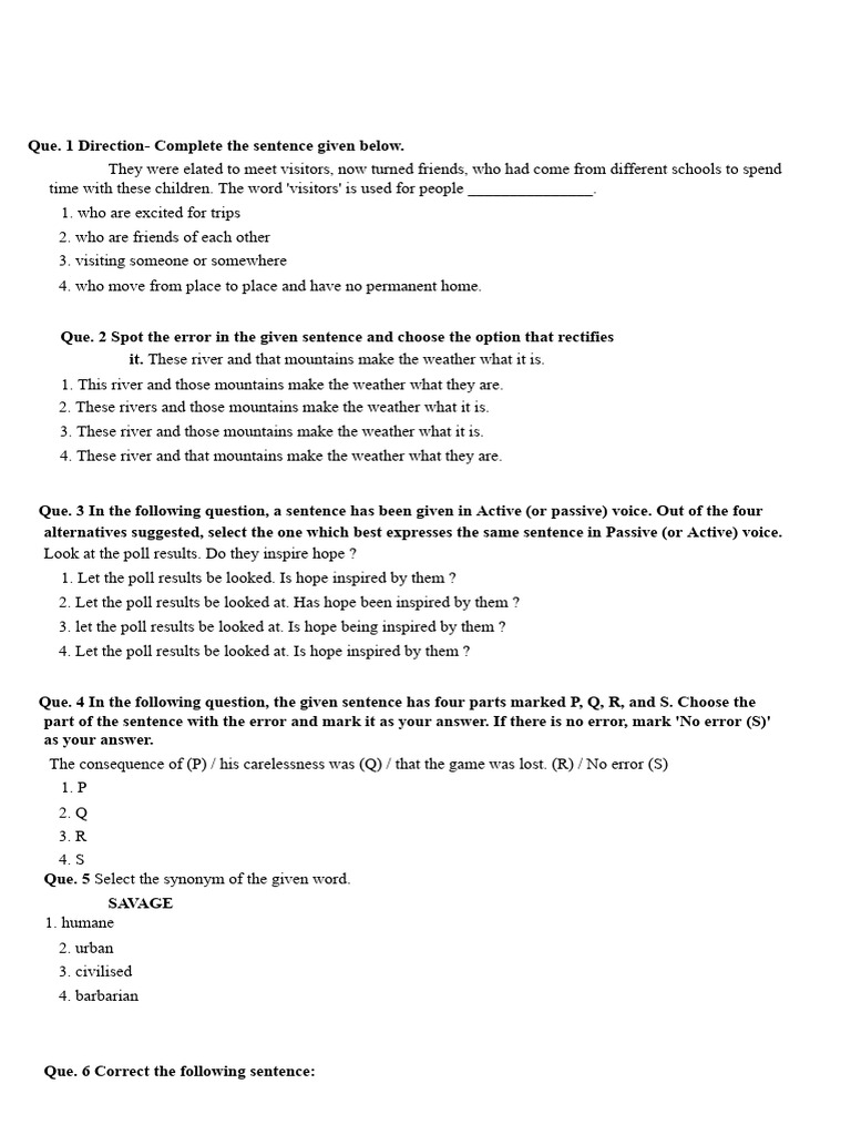 Verbal-Ability-Practice-Set-1-Efd822fc | PDF | Dentistry | Medical Specialties