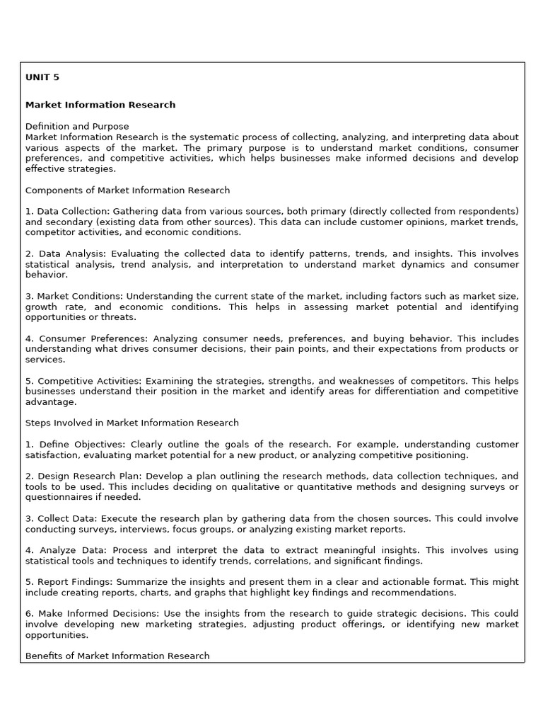 Markeing Banking Services Unit 5 Students | PDF | Marketing Research | Marketing