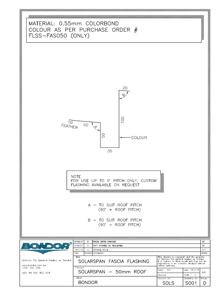 S001 Solarspan Fascia 50 | PDF