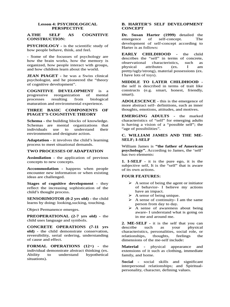 Understanding The Self Reviewer Midterms | PDF | Ātman (Hinduism) | Prenatal Development