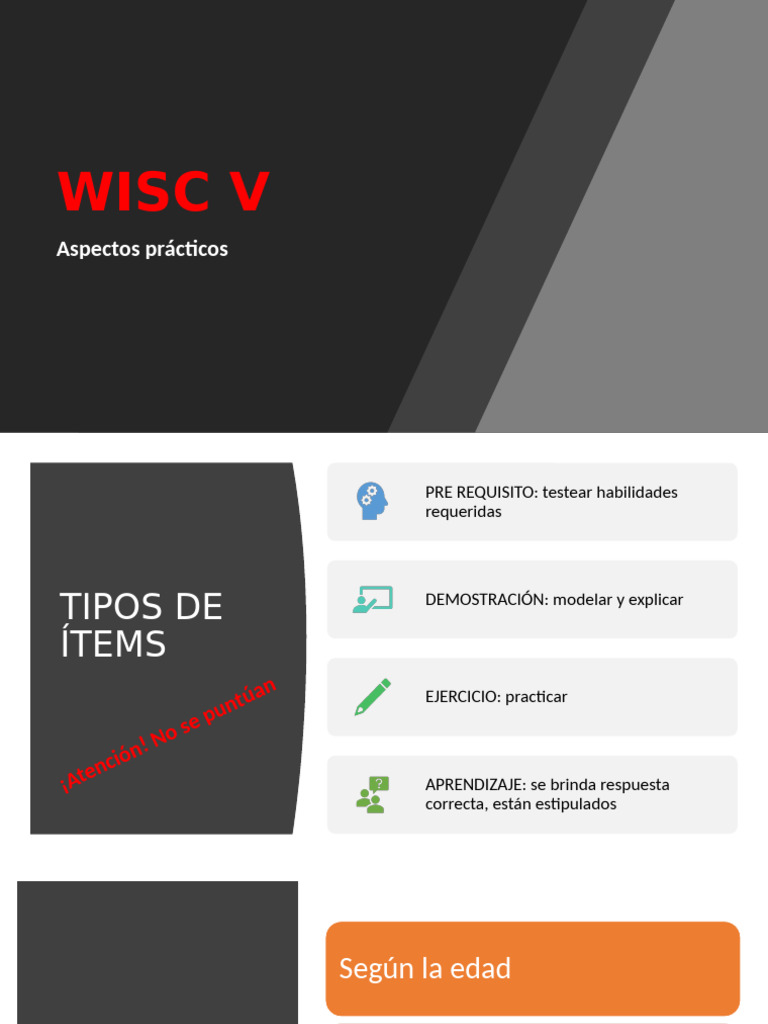 Wisc V 4. Consejos Prácticos para La Administración | PDF | Cognición | Ciencia cognitiva