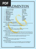 Badminton Test Good | PDF | Sports | Leisure