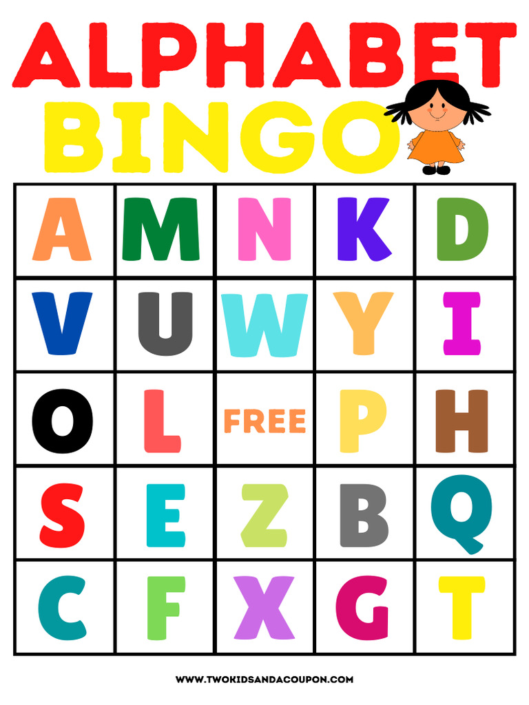 Free Alphabet Bingo Game Printable | PDF