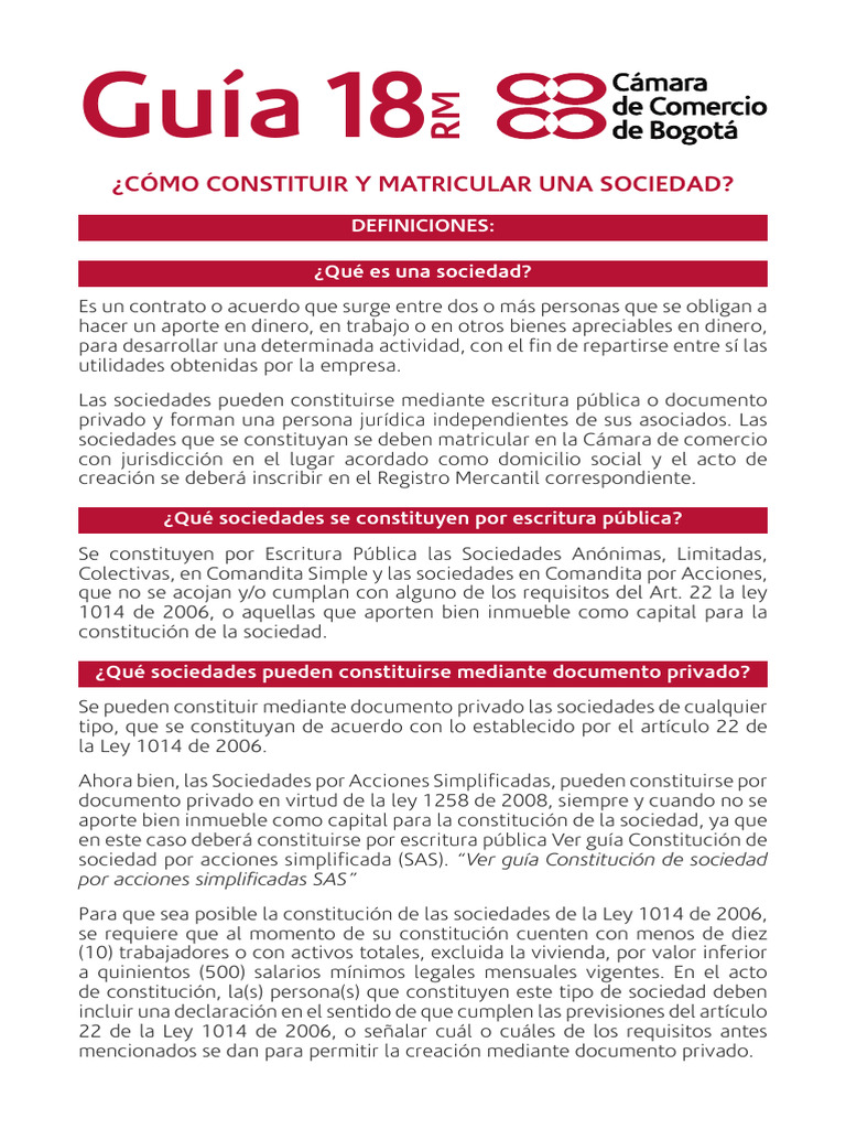 Guia 18 RM-1-4 | PDF | Sociedad de responsabilidad limitada | Business