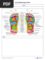 Foot Reflexology Chart Overview | PDF | Abdomen | Lymphatic System