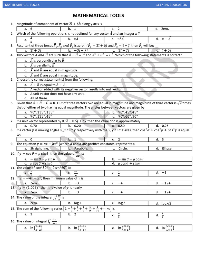 Mathematical Tools - 250421 - 203751 | PDF | Euclidean Vector | Norm ...