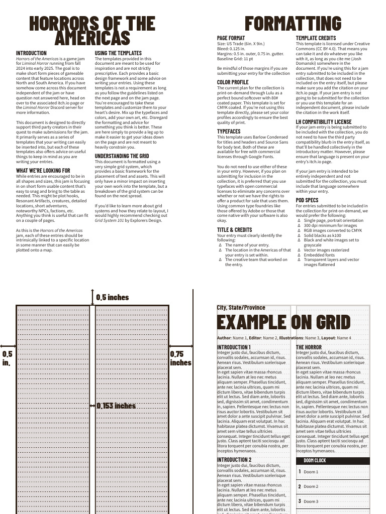 HotA Templates Spreads v1.0 092324 | PDF | Typefaces | Page Layout