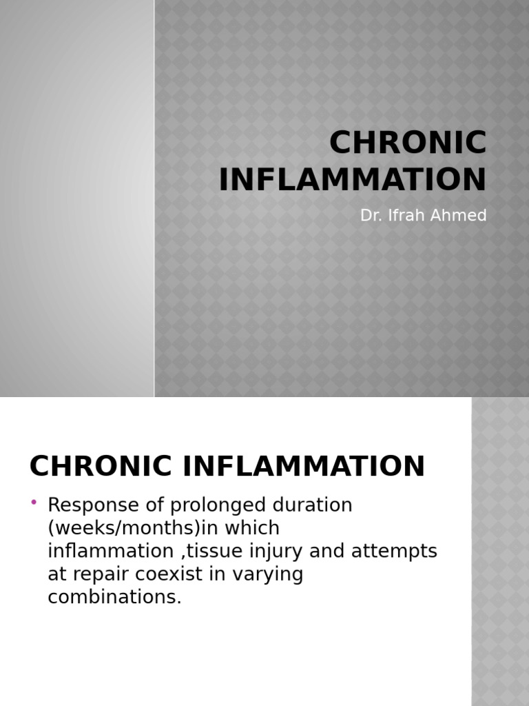 Chronic Inflammation | PDF | Inflammation | Macrophage