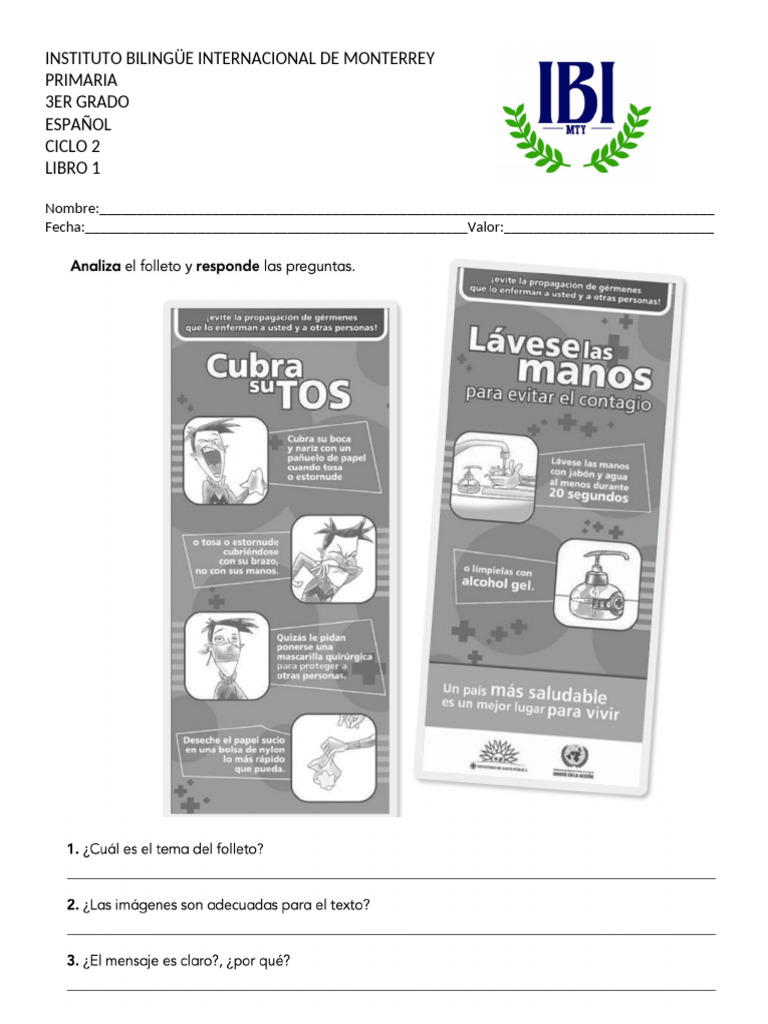 3ero Español Ciclo2 | PDF