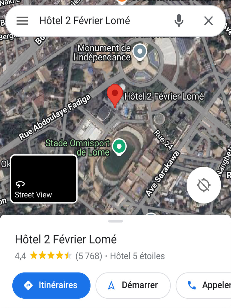 Hôtel 2 Février Lomé, Lomé - Découvrir Dans Google Maps | PDF