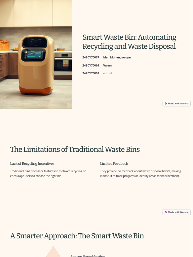 Smart-Waste-Bin-Automating-Recycling-and-Waste-Disposal (1) | PDF