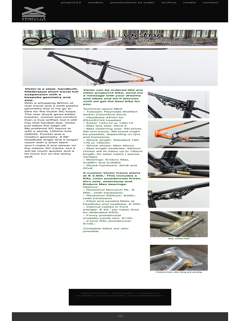 Victor - Project12 Cycleworks | PDF | Land Vehicles | Motor Vehicle