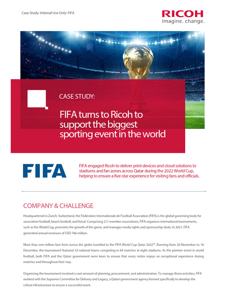 Case Study - Smart Integration SI - CASE STUDY - FIFA - Internal Use Only - EN | PDF | Cloud ...