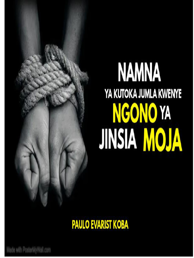 Namna Ya Kutoka Jumla Kwenye Ngono Ya Jinsia Moja | PDF