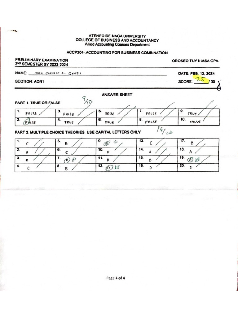 Accp 304 Prelims | PDF