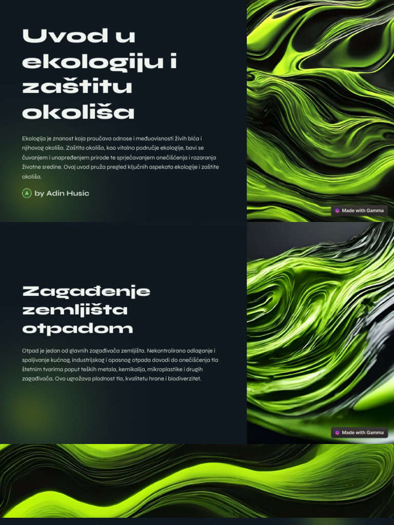 Uvod U Ekologiju I Zastitu Okolisa | PDF