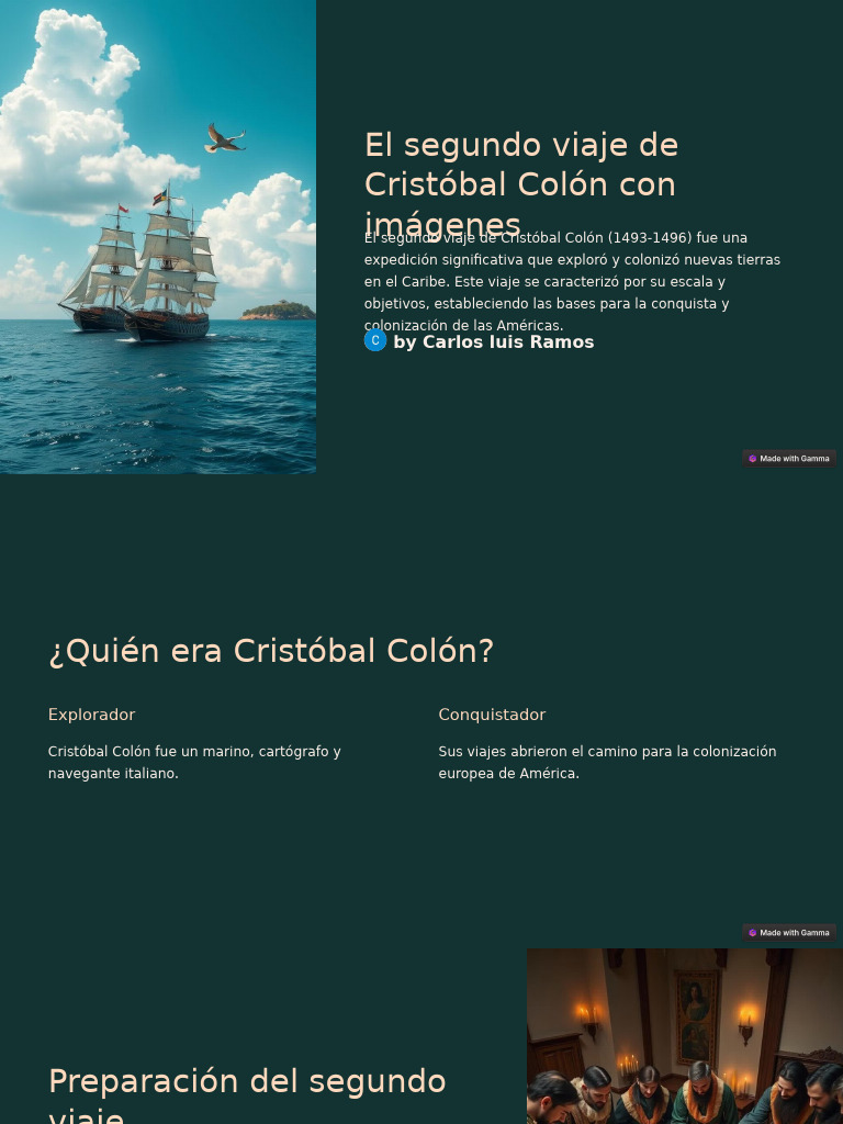 El-segundo-viaje-de-Cristobal-Colon-con-imagenes | PDF