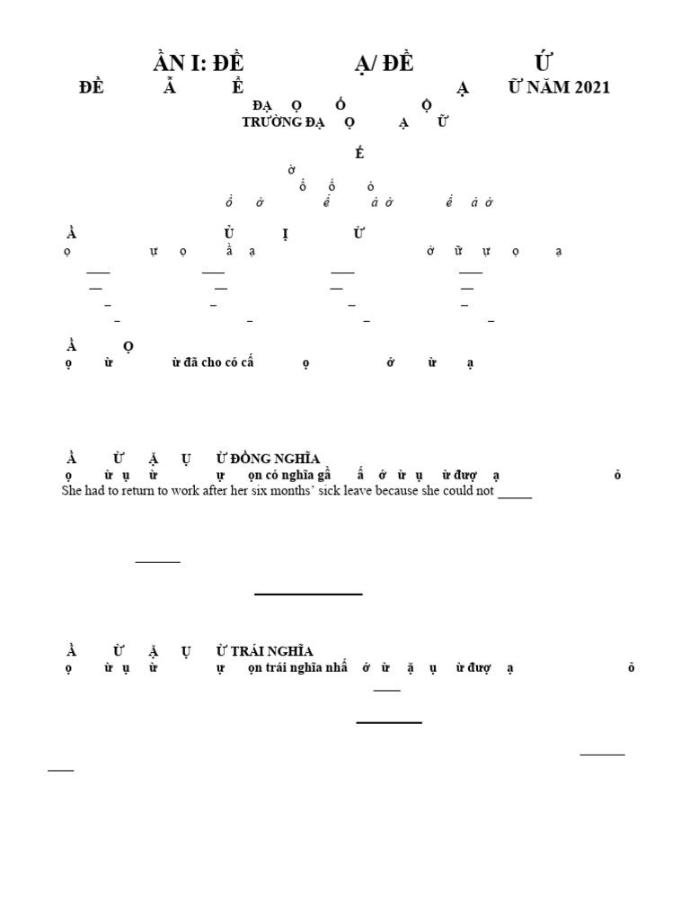 Ta9.Bộ Đề Luyện Thi Cnn - New | PDF | Teachers | Intelligence