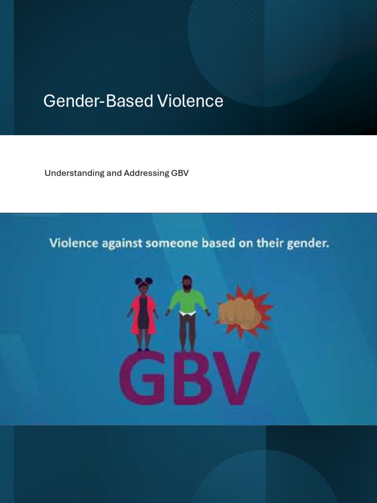 Gender-Based Violence | PDF