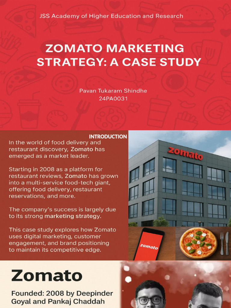 Zomato Marketing Strategy | PDF