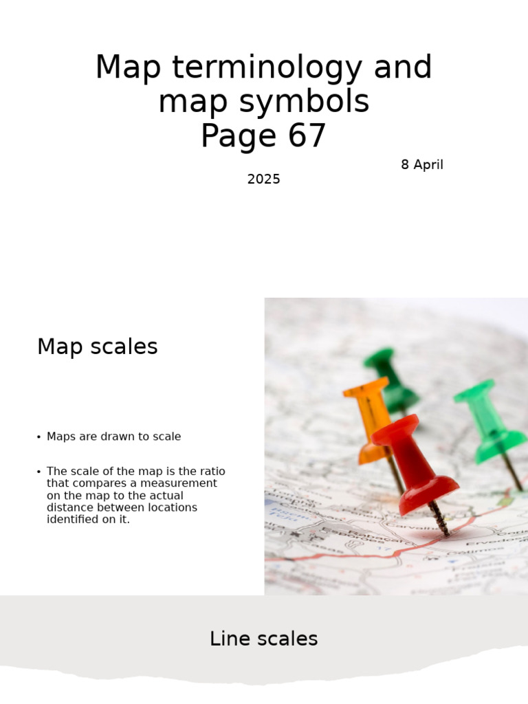Map Terminology | PDF
