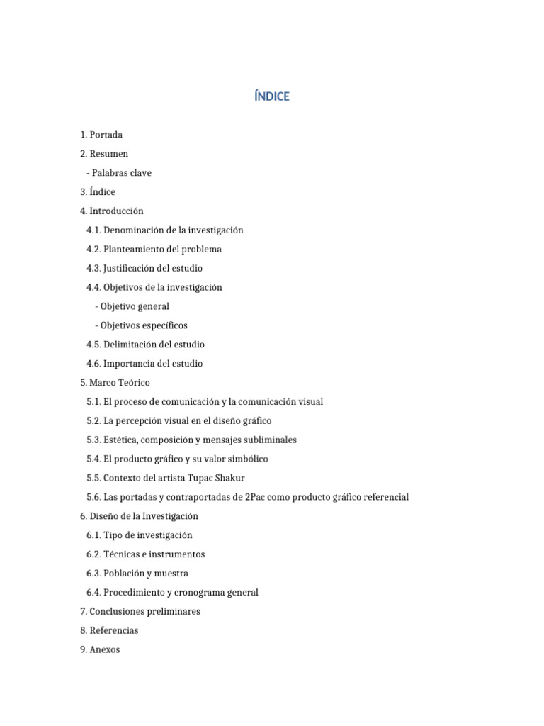 Índice Actualizado Formato APA | PDF